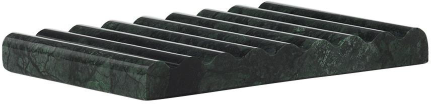 Binu Binu SSENSE Exclusive Green Marble Soap Dish Binu Binu