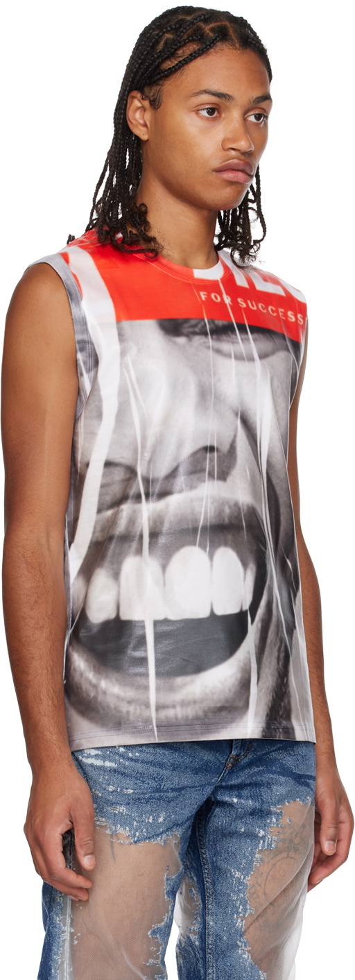 Diesel Gray T-Birco Tank Top Diesel