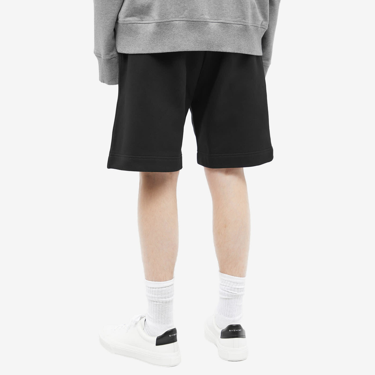 Givenchy Men's College Embroidered Logo Shorts in Black Givenchy