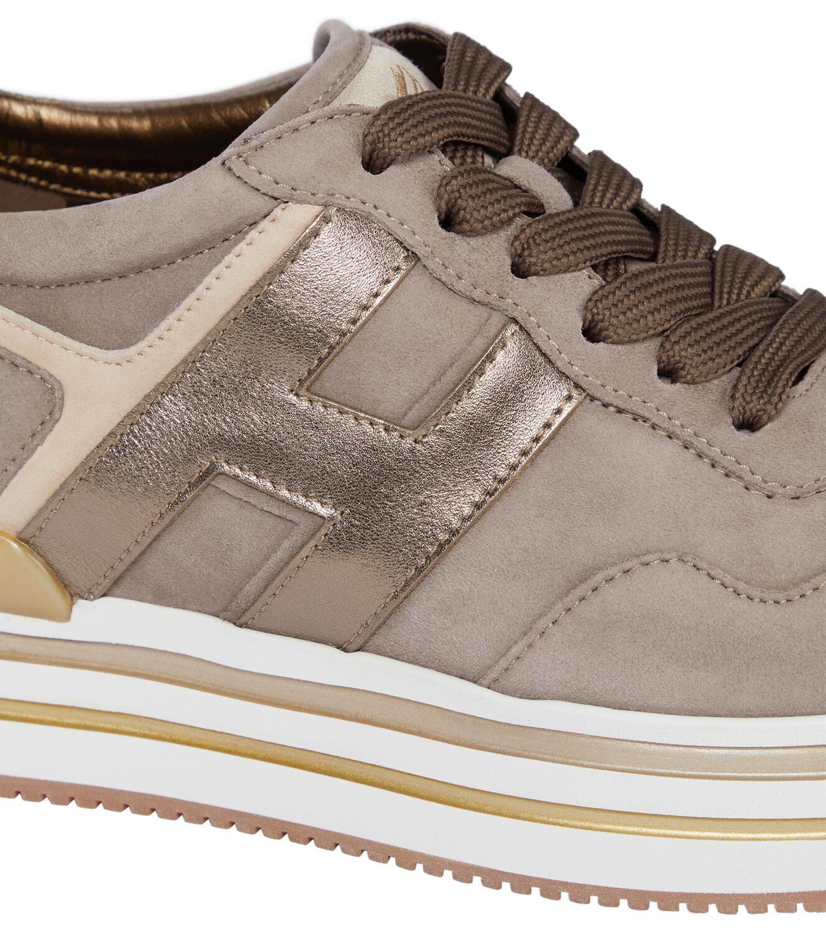 Hogan H483 leather platform sneakers Hogan