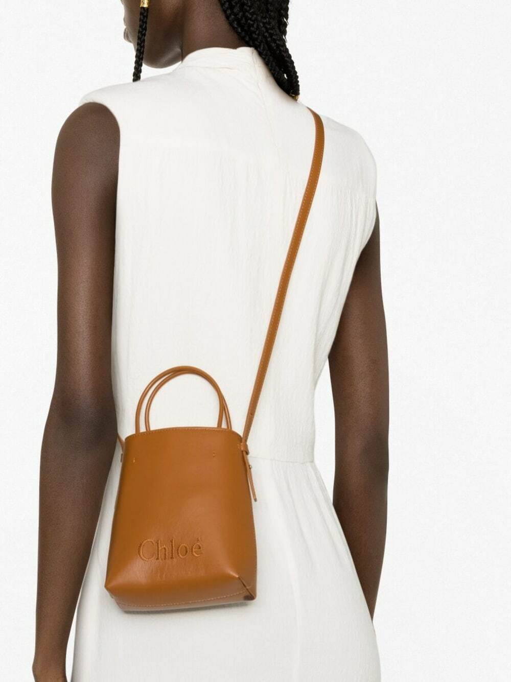 CHLOÉ - Chloé Sense Micro Leather Bucket Bag Chloe