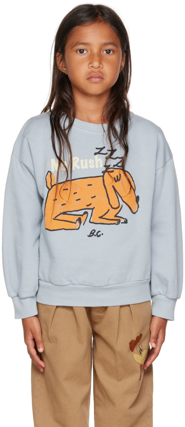 Bobo Choses Kids Blue Sleepy Dog Sweatshirt Bobo Choses