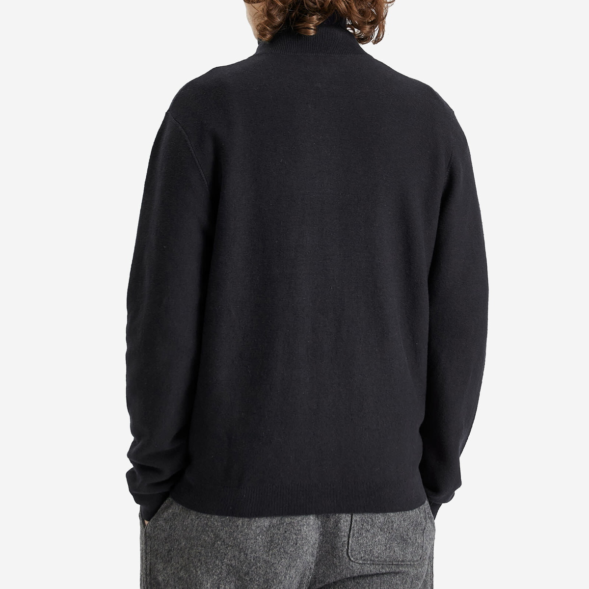 Norse Projects Men's Links Cotton Linen Zip Jacket in Dark Navy Norse ...