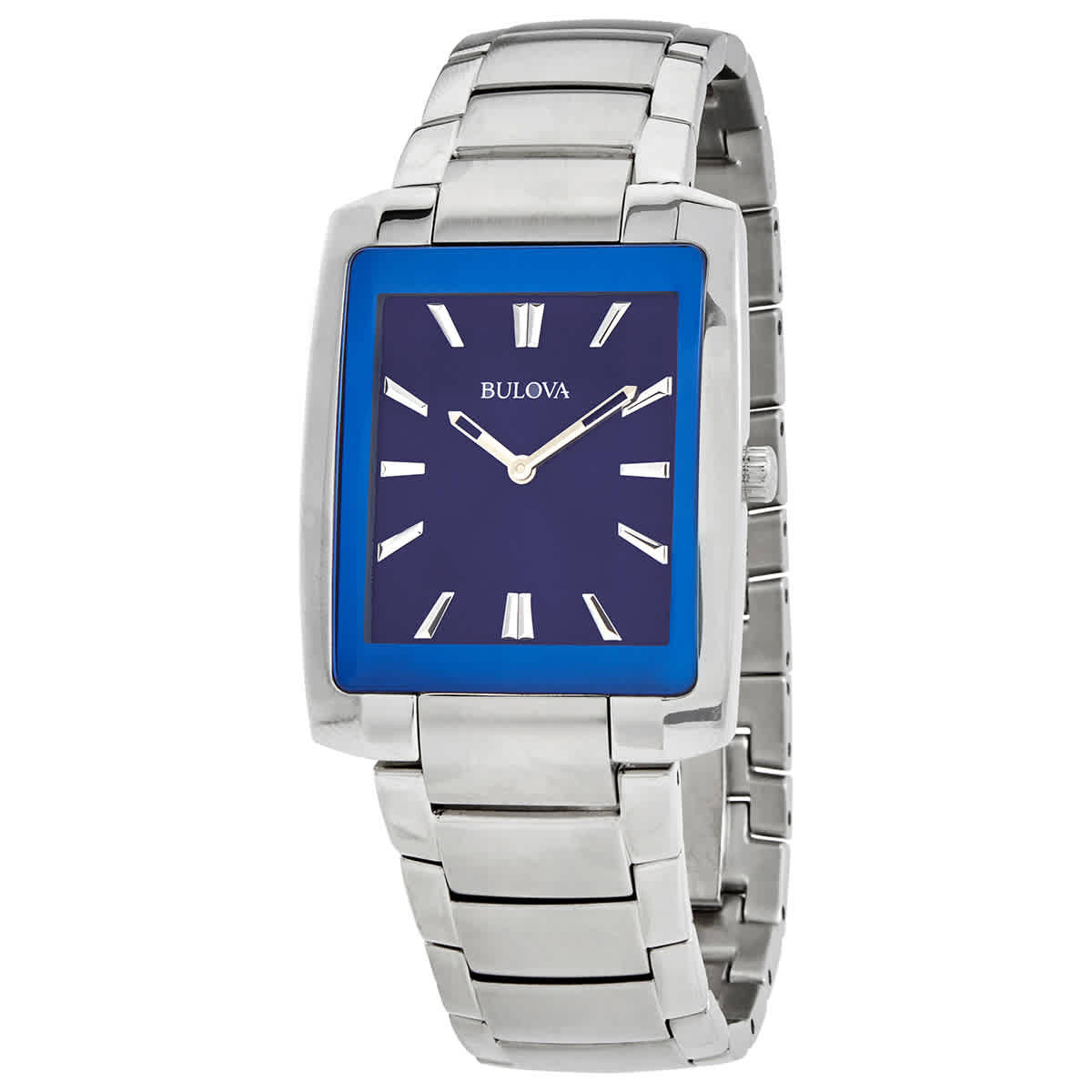 Bulova Classic Blue Dial Mens Watch 96A169 Bulova