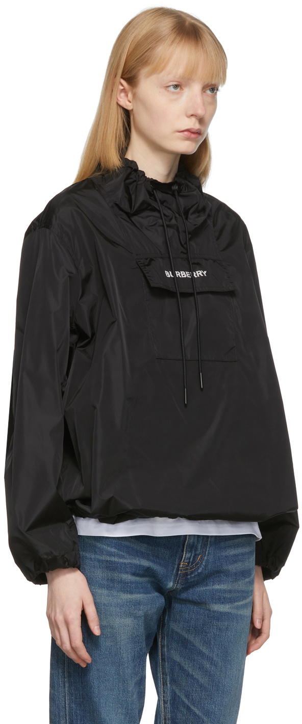 Burberry Black Lightweight Nylon Jacket Burberry