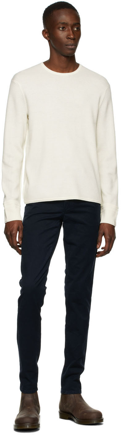rag & bone Off-White Wool Collin Sweater Rag and Bone