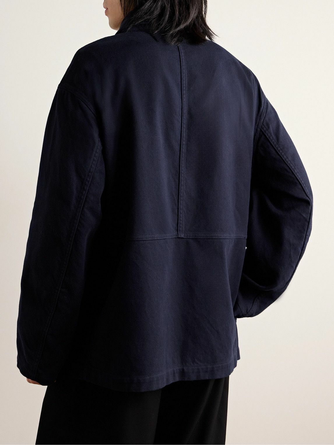 The Row - Frank Cotton-Twill Jacket - Blue The Row
