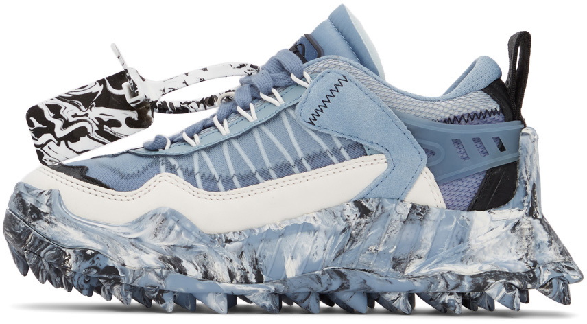 Off-White Blue & White Odsy-1000 Sneakers Off-White