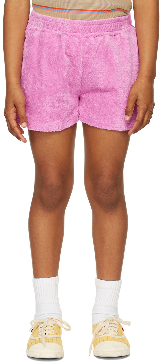 Repose AMS Kids Pink Terrycloth Shorts Repose AMS
