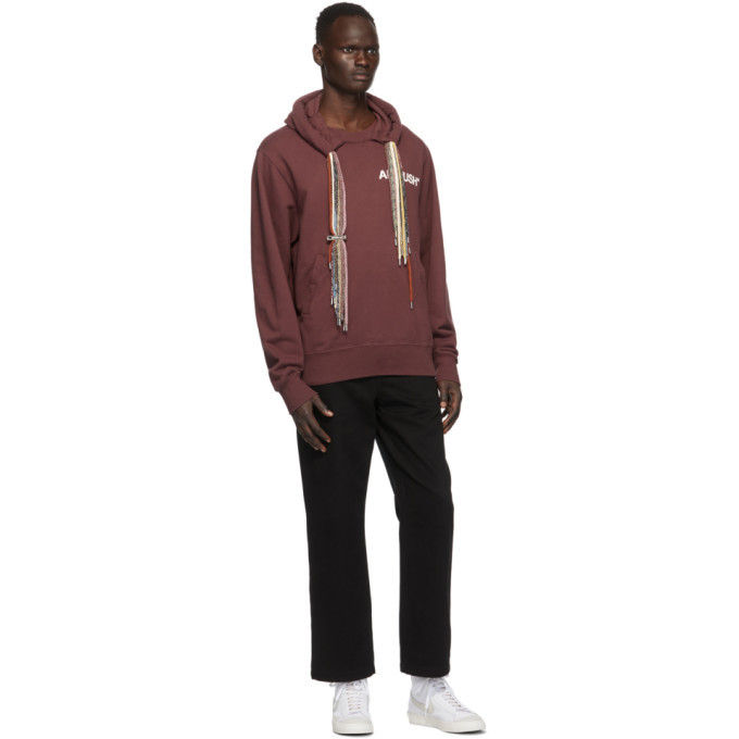 Ambush Burgundy Multi Cord Hoodie Ambush