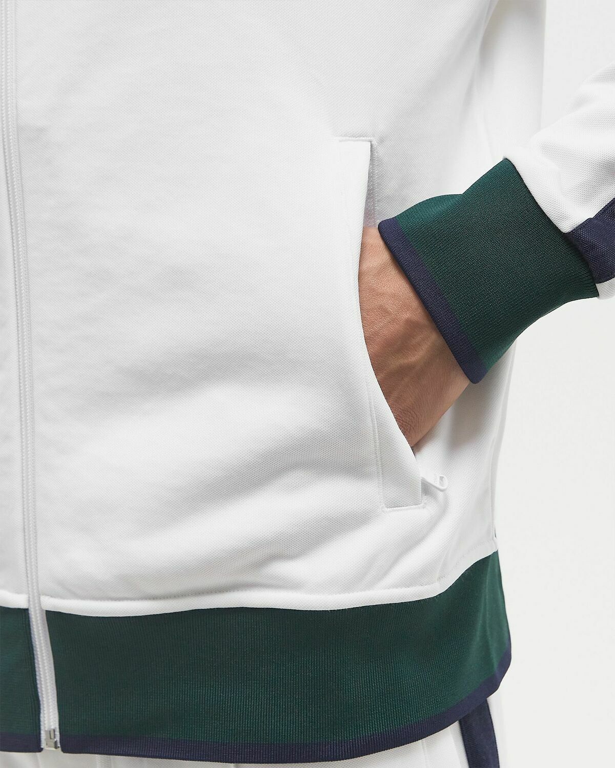 Polo Ralph Lauren WIMBLEDON FULL ZIP White Mens Track Jacket Polo Ralph ...