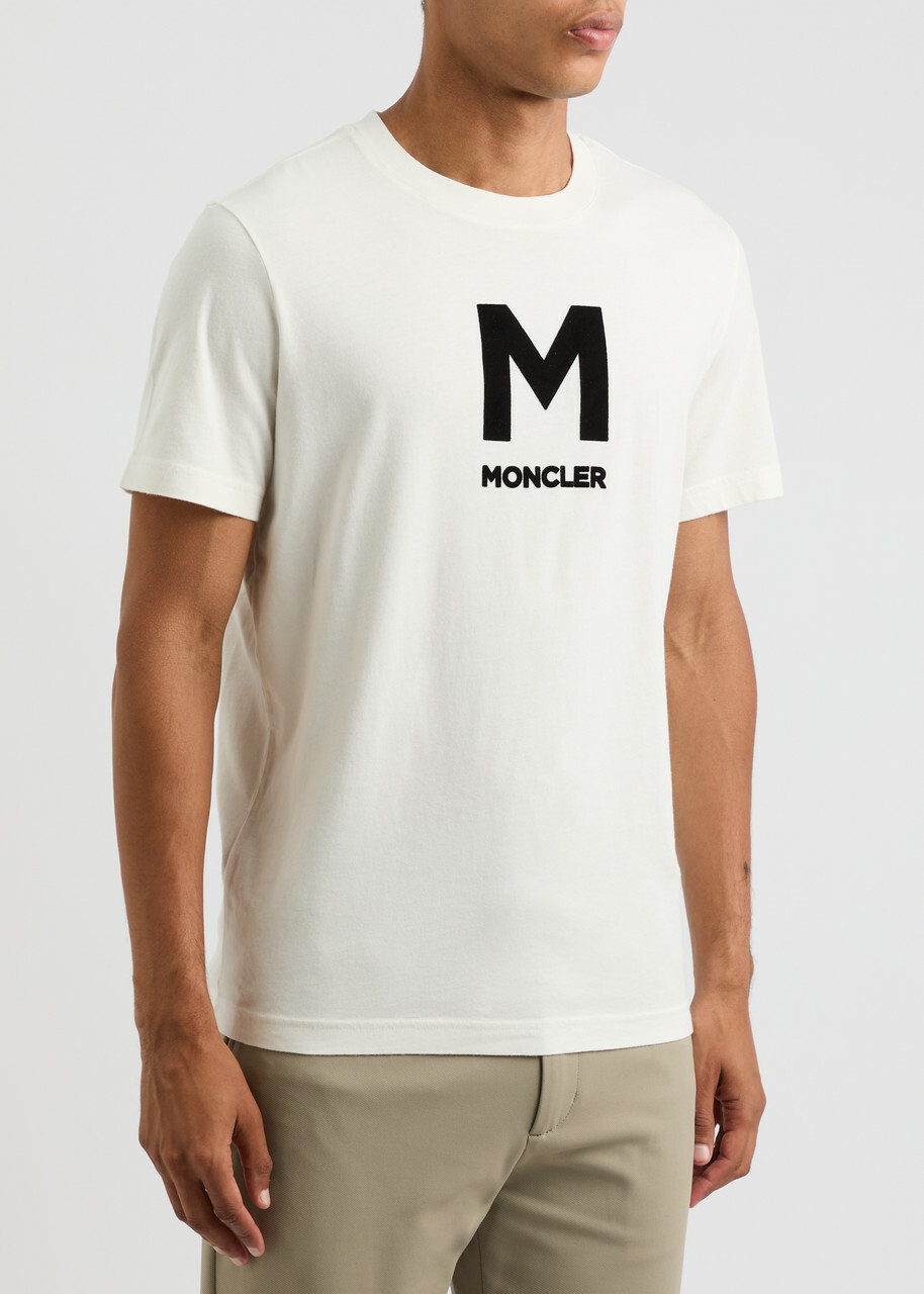 Moncler Logo Cotton T-shirt White Moncler