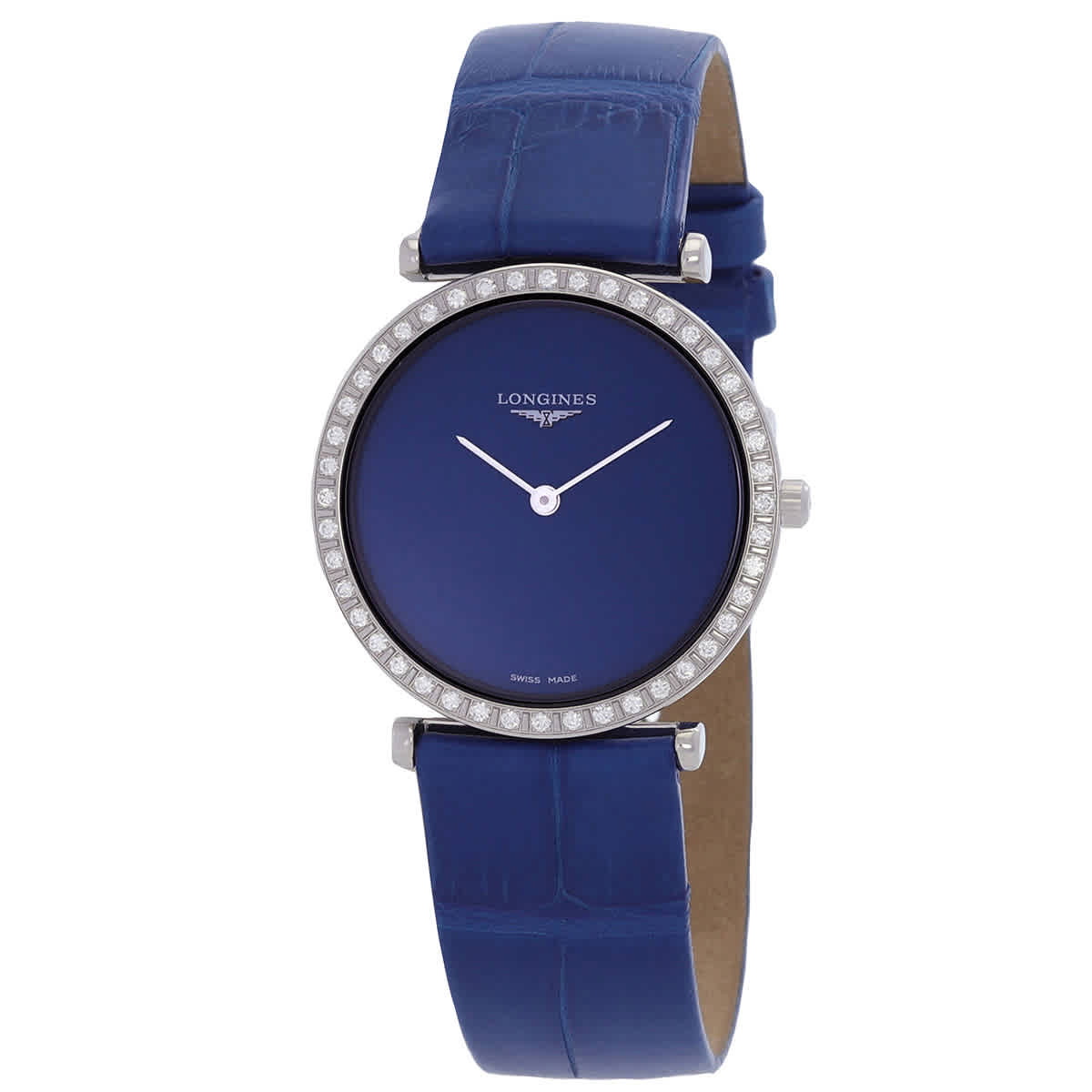 Longines La Grande Classique Quartz Diamond Blue Dial Ladies Watch ...