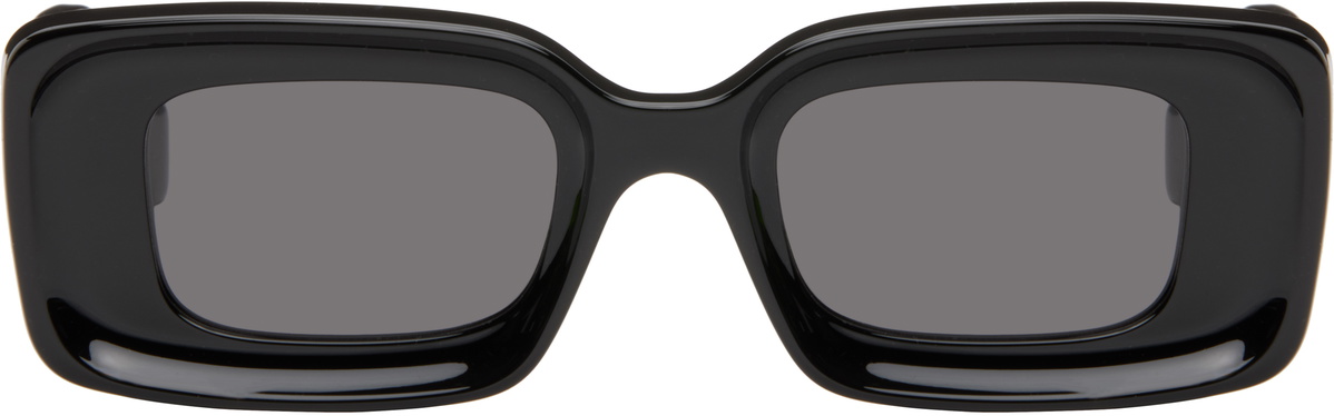 LOEWE Black Rectangular Sunglasses Loewe