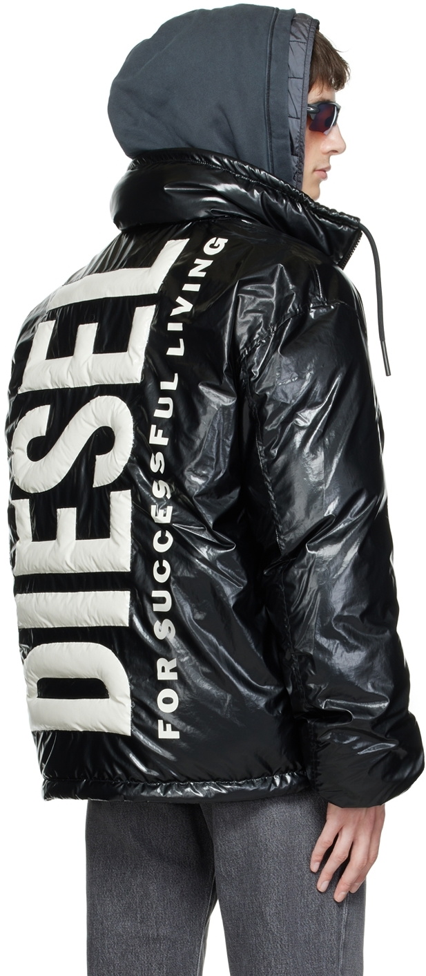 Diesel Black Jupiter Reversible Jacket Diesel