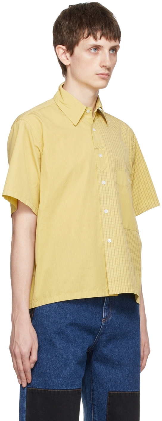 PALMER Yellow Cotton Shirt PALMER