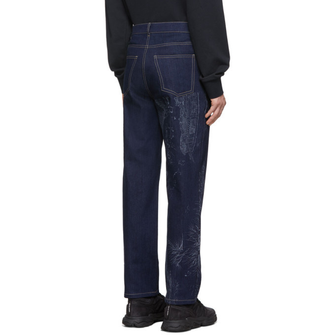 Feng Chen Wang Indigo Lanyinhuabu Jeans Feng Chen Wang