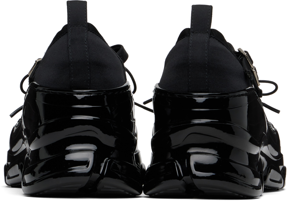 Simone Rocha Black Classic Criss Cross Tracker Ballerina Sneakers ...