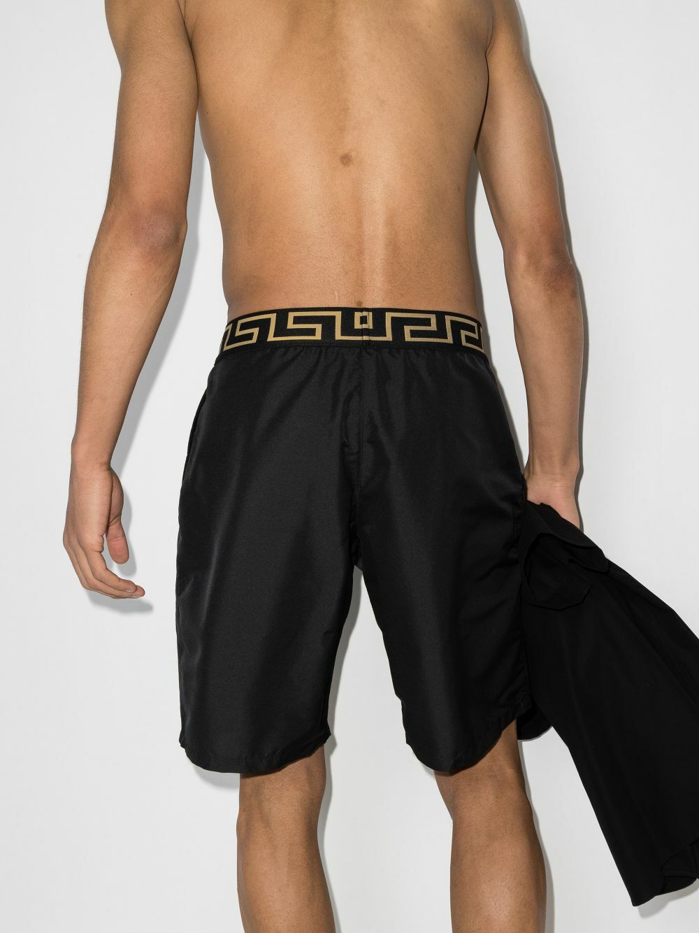 Versace Greca Border Board Swim Shorts Versace