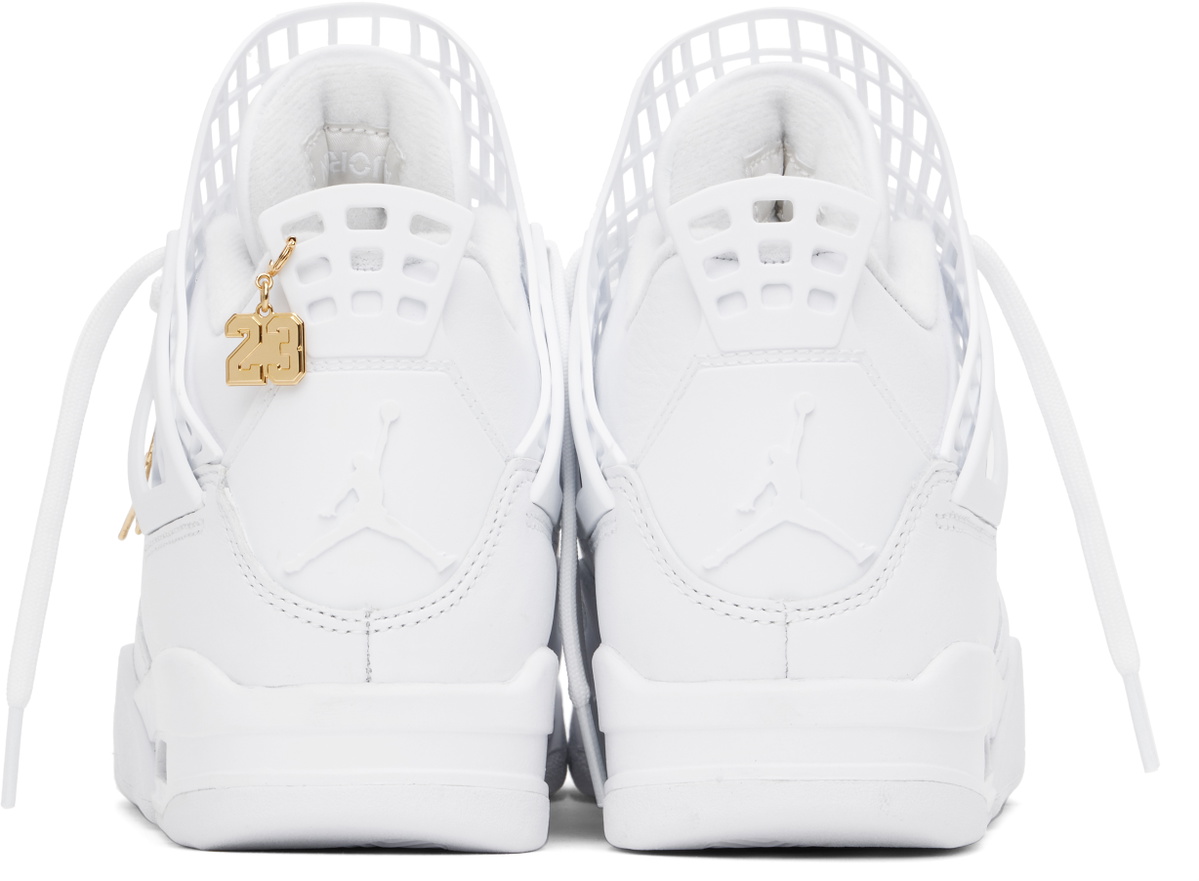 Nike Jordan White Air Jordan 4 Net Sneakers Nike Jordan Brand