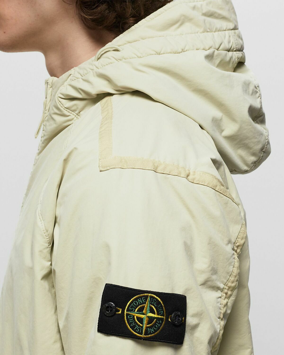 Stone Island Jacket David Light Tc, Garment Dyed Brown Windbreaker ...