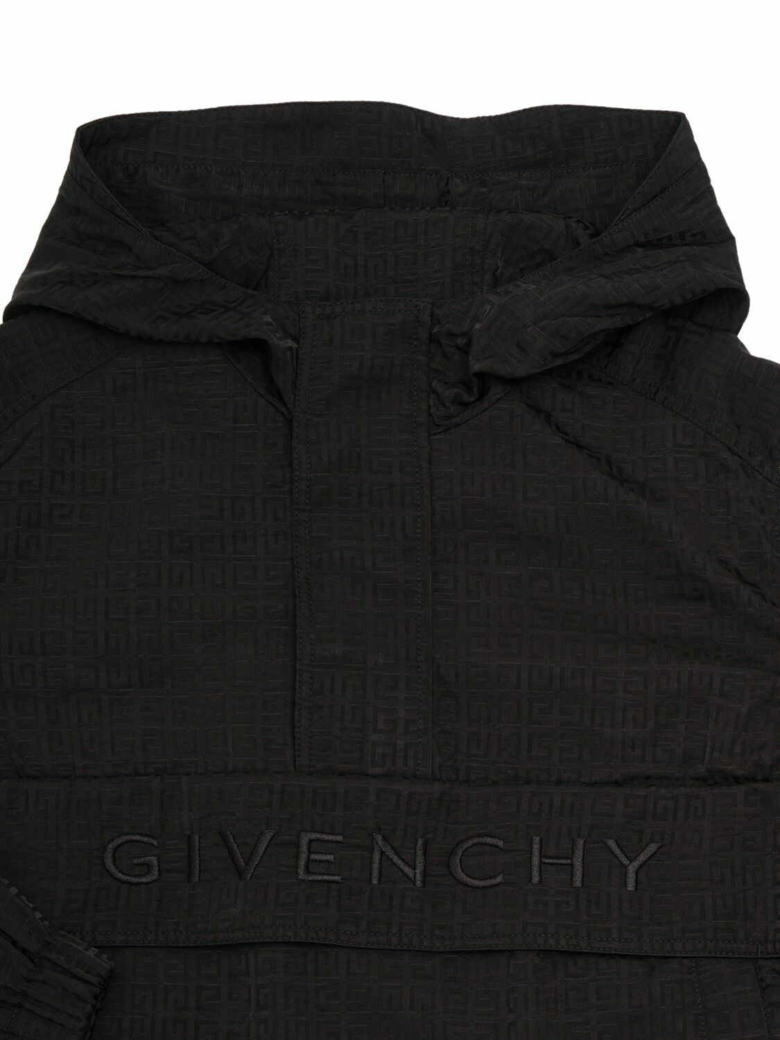 GIVENCHY Hooded Nylon Jacquard Windbreaker Givenchy