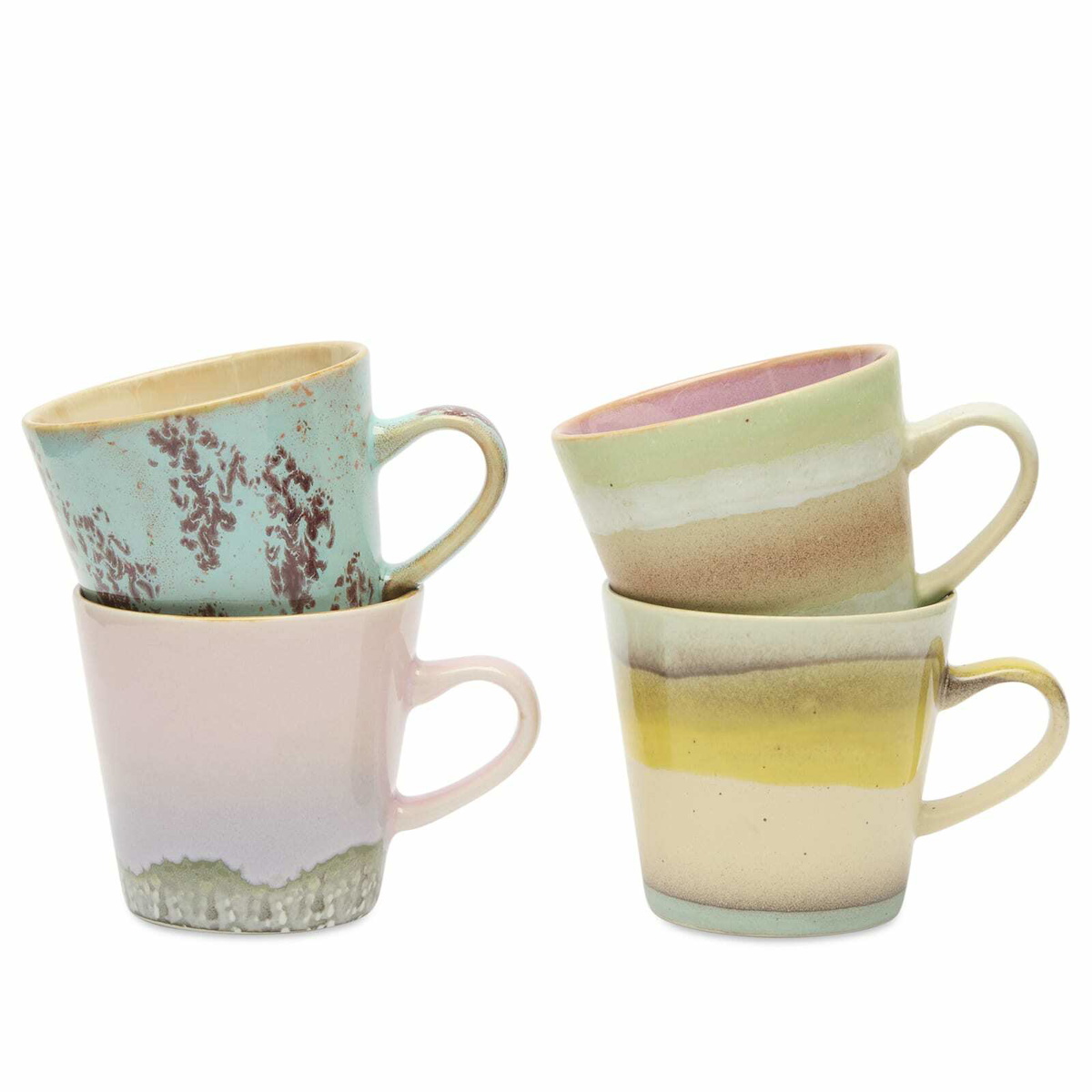 HKliving Americano Mugs - Set of 4 in Rococo HKliving
