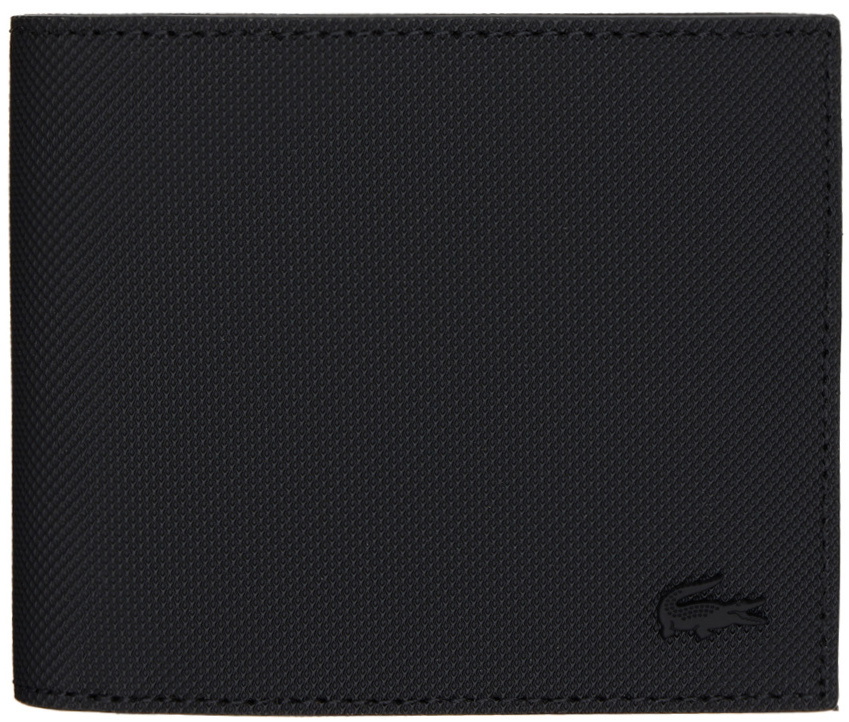 Lacoste Black Petit Piqué Bifold Wallet Lacoste