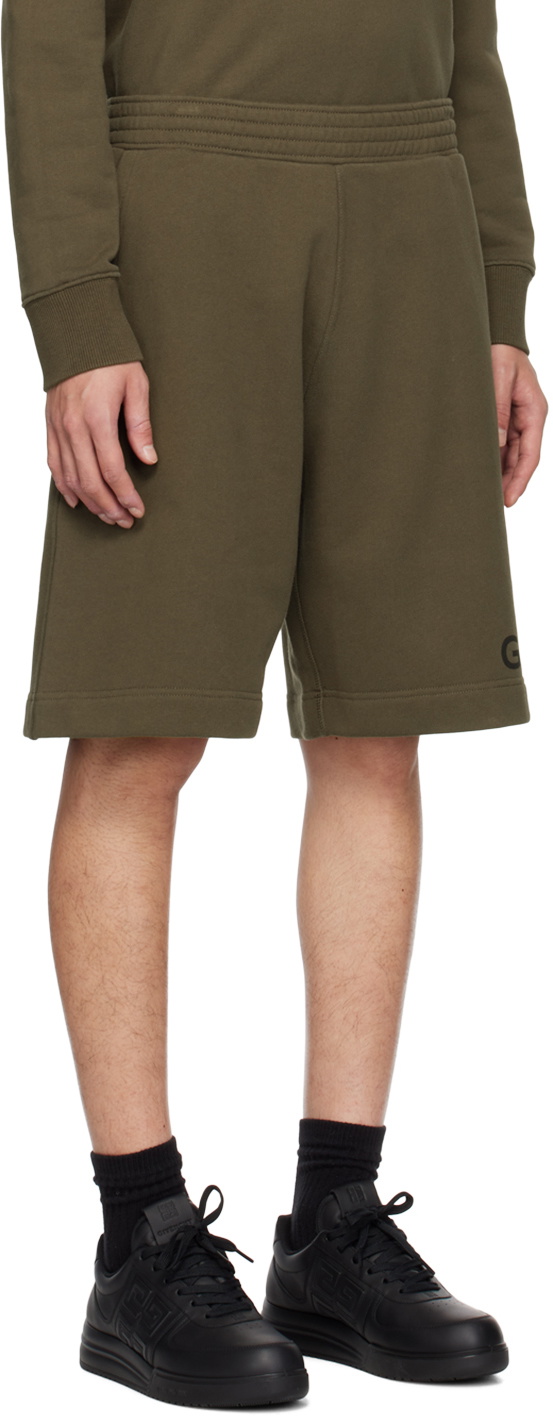 Givenchy Khaki 4G Shorts Givenchy