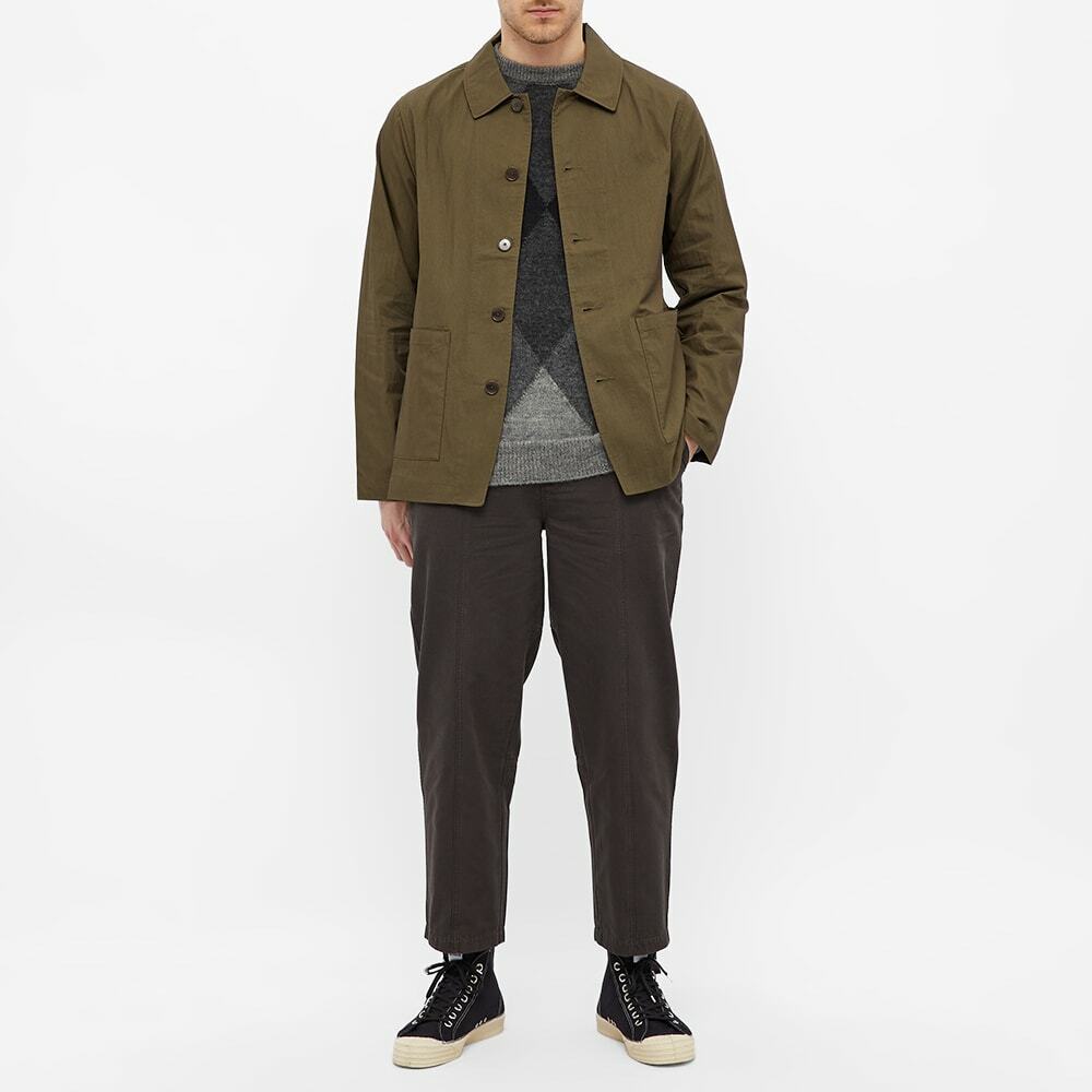 Folk Men's Woven Tech Jacket in Olive Folk