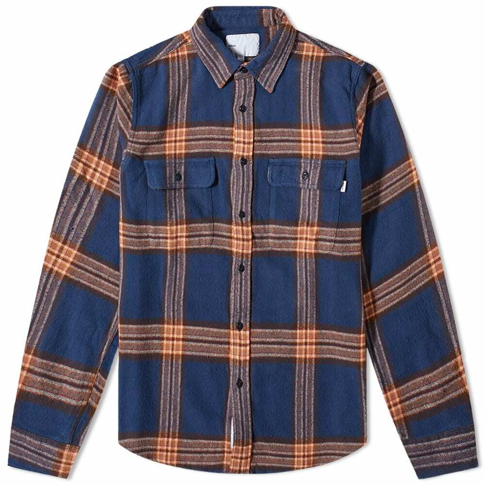 Adsum Men's Classic Plaid Shirt in Navy Adsum