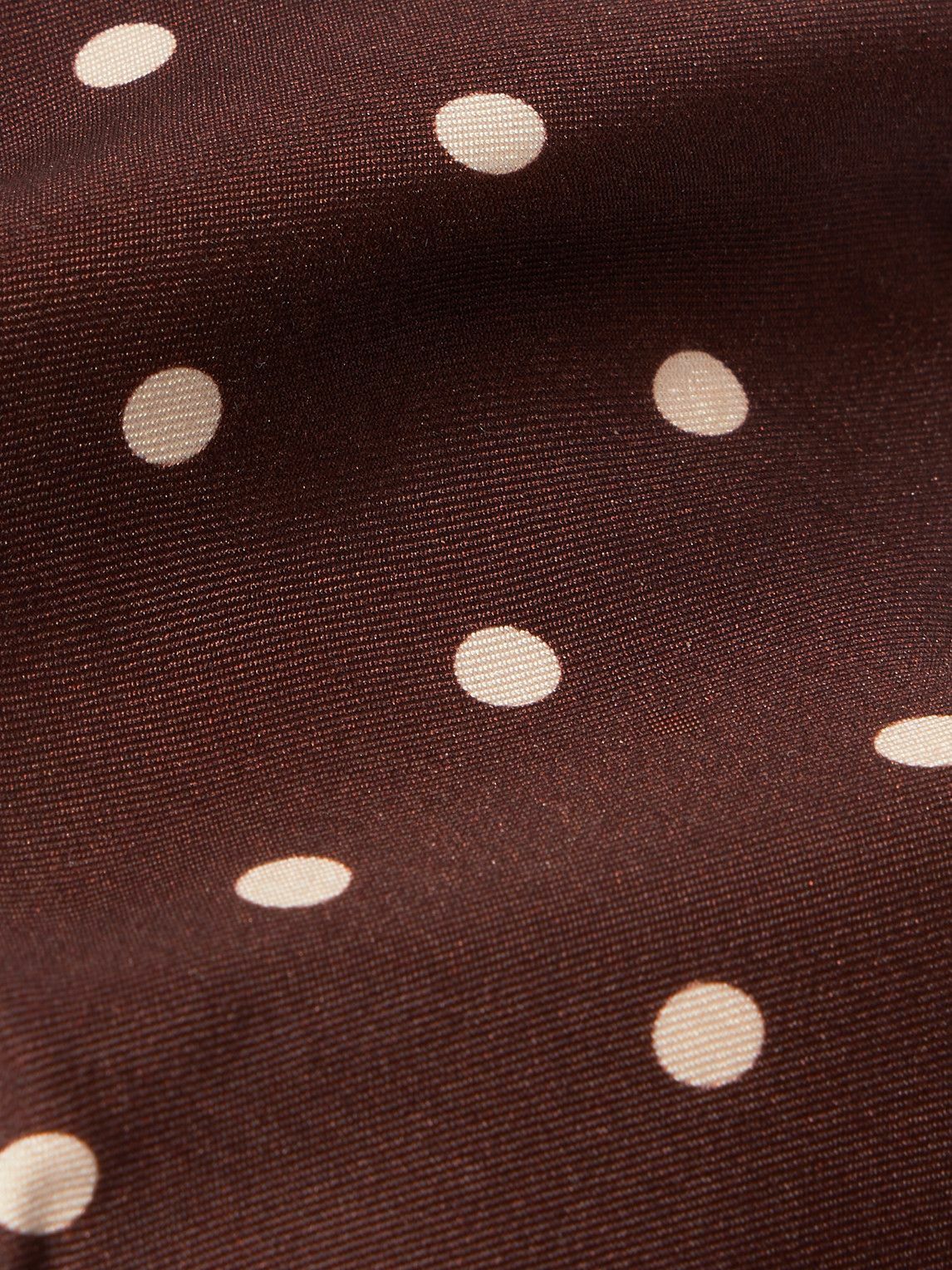 Drake's - 8cm Polka-Dot Silk-Twill Tie Drake's