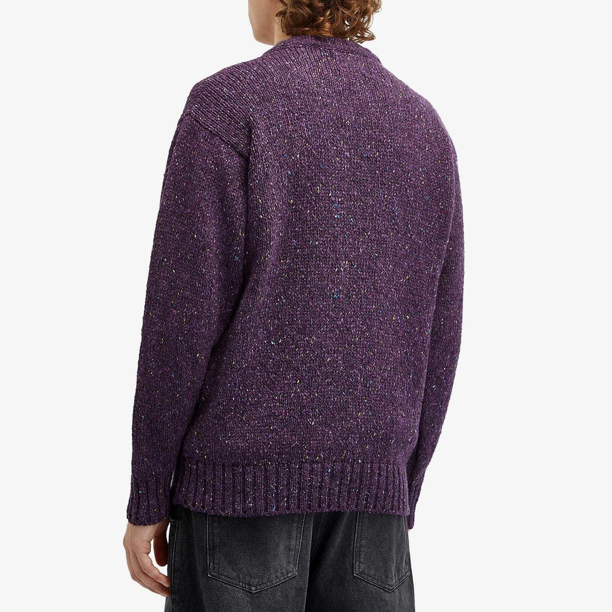 Howlin by Morrison Men's Howlin' Big Flower Lover Jumper in Purple ...