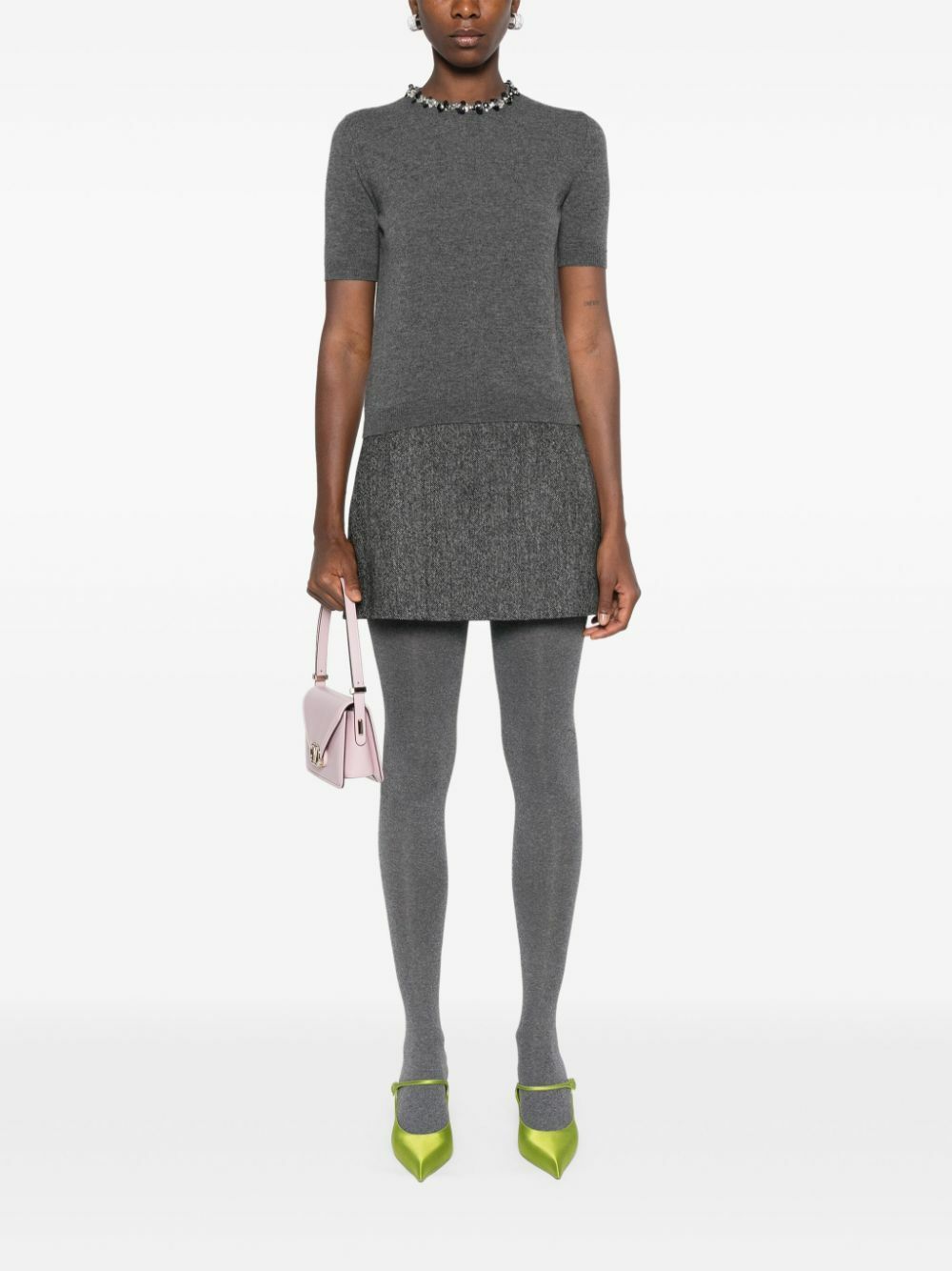 VALENTINO - Wool Embroidered Top Valentino