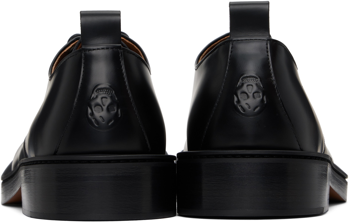 McQueen Black Trunk Lace Up Derbys Alexander McQueen