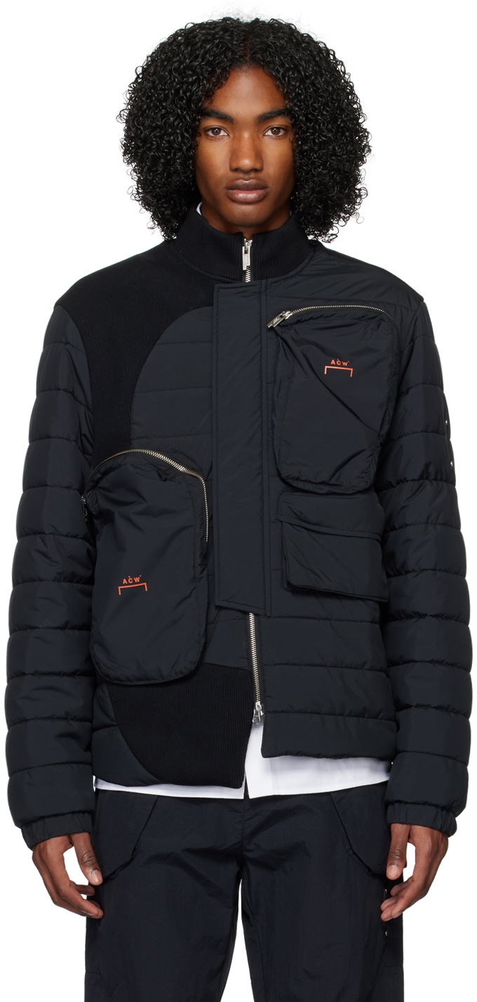 A-COLD-WALL* Black Asymmetric Jacket A-Cold-Wall*