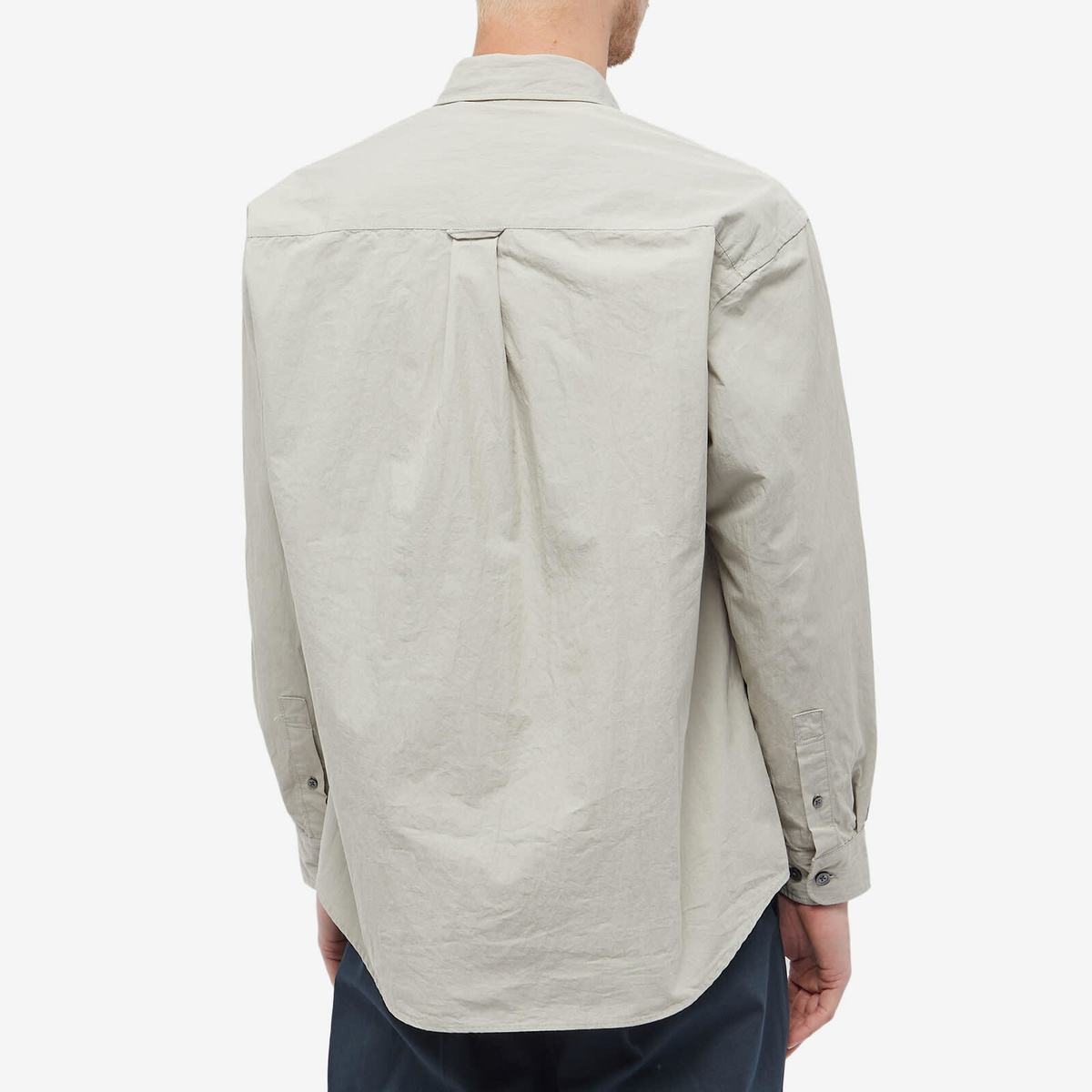FrizmWORKS Men's Full Zip Shirt in Light Grey FrizmWORKS