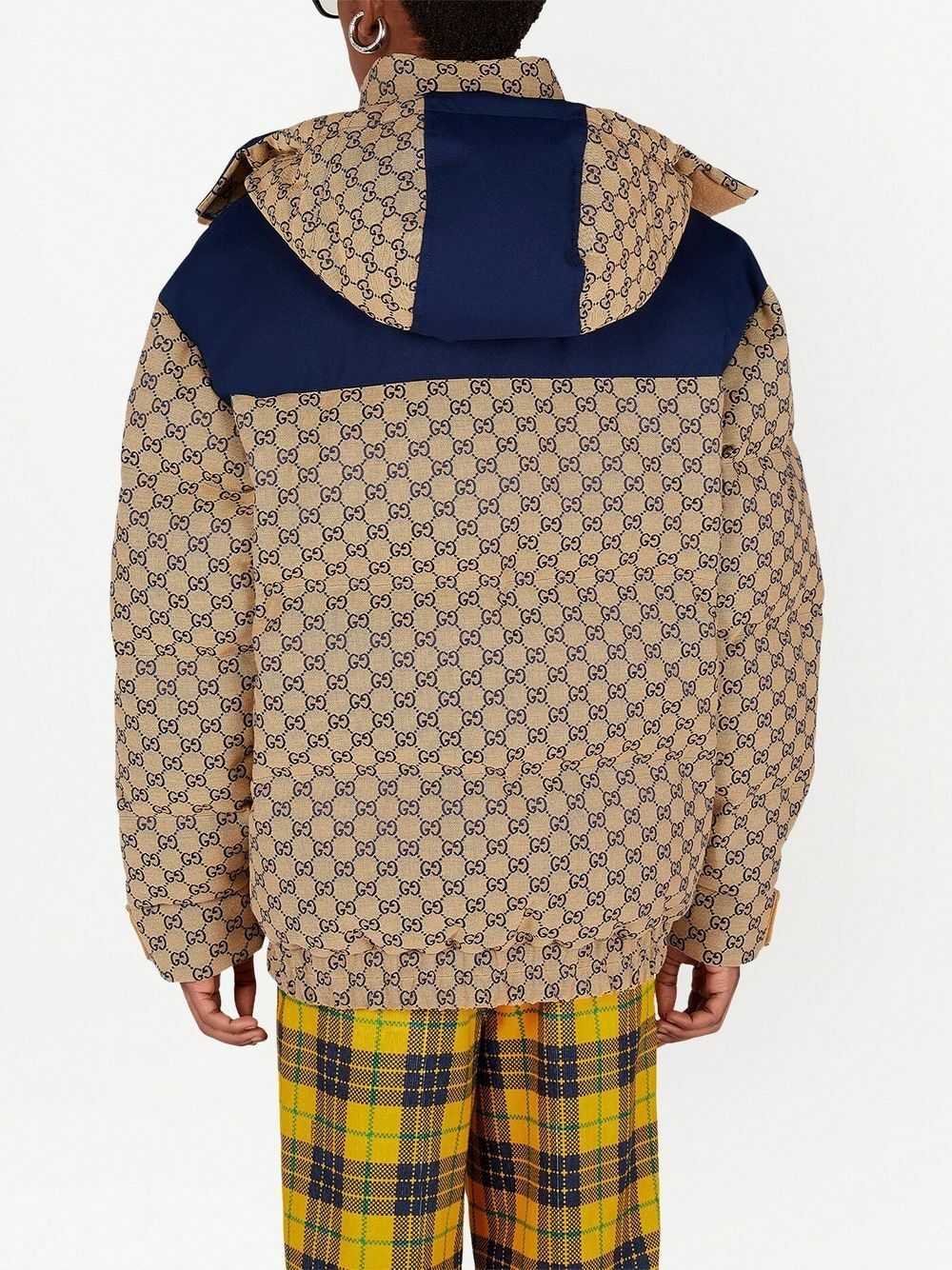 GUCCI - Gg Supreme Down Jacket Gucci