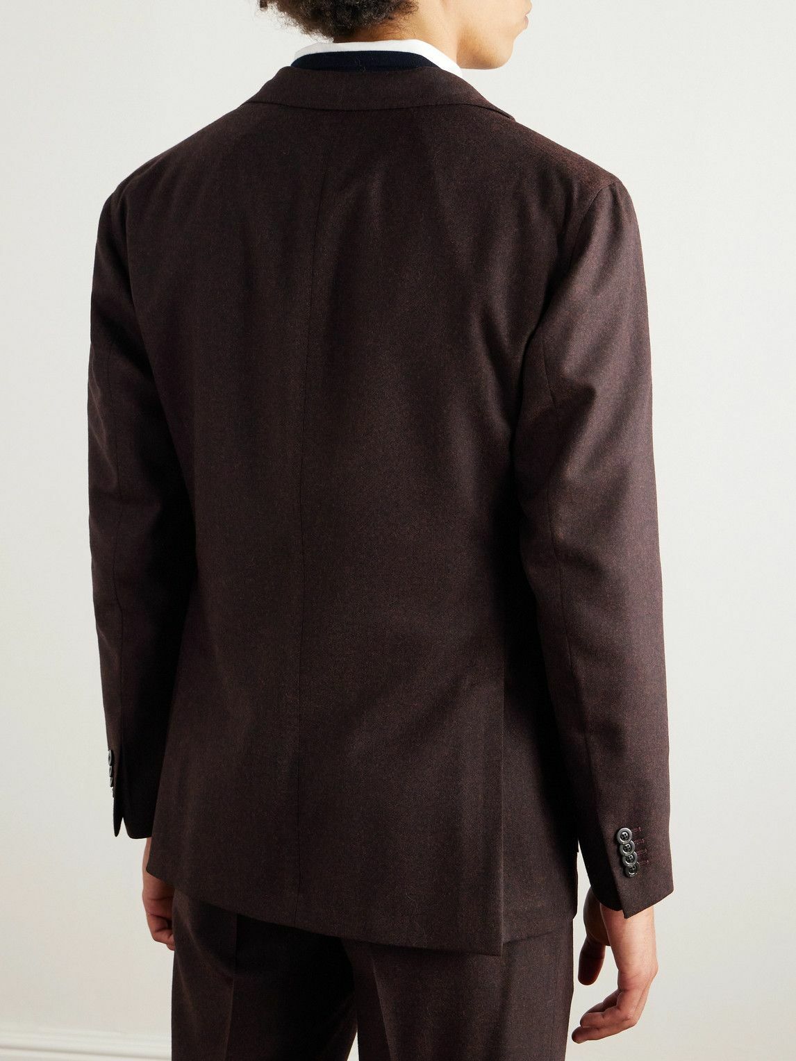 Boglioli - Virgin Wool Suit Jacket - Burgundy Boglioli