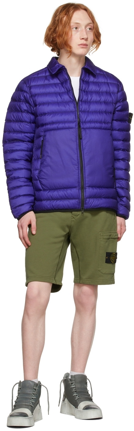 Stone Island Blue Down Bio-Based Jacket Stone Island