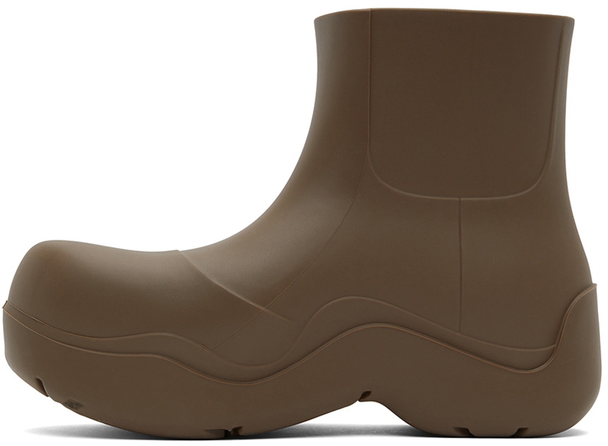 Bottega Veneta Brown Puddle Boots Bottega Veneta
