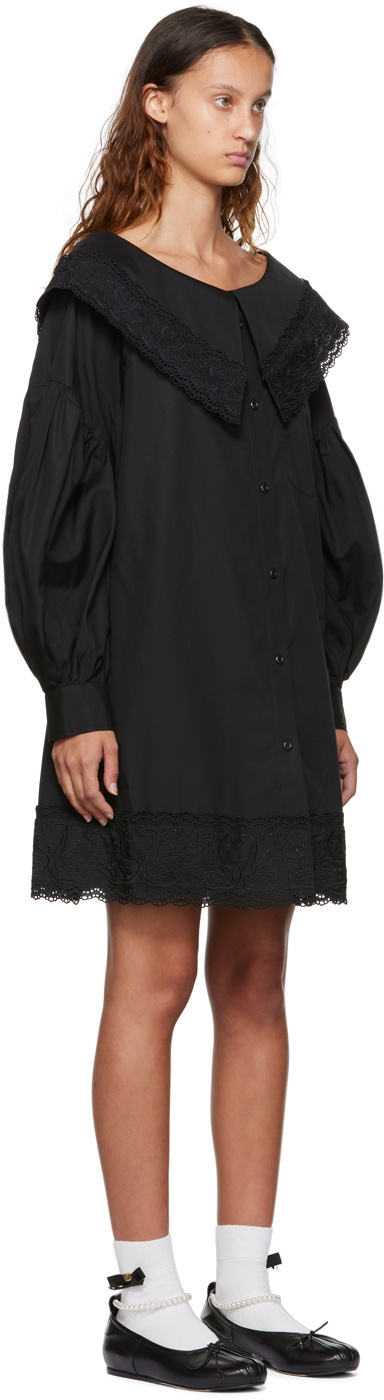 Simone Rocha Black Embroidered Dress Simone Rocha