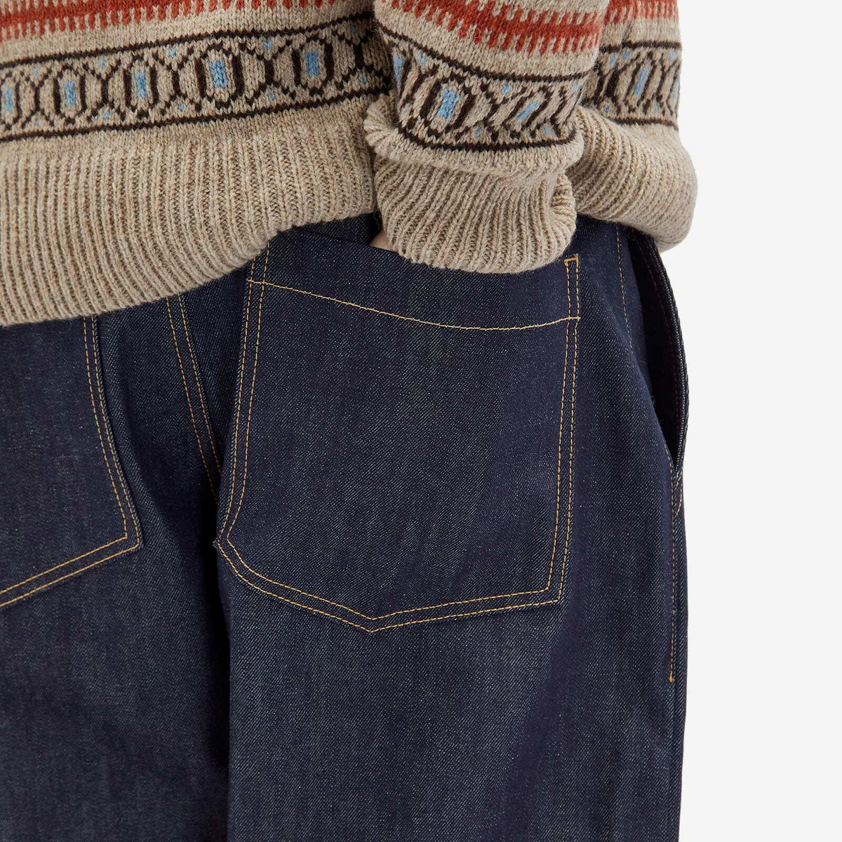 Universal Works Men's Denim Duke Pants in Indigo Universal Works