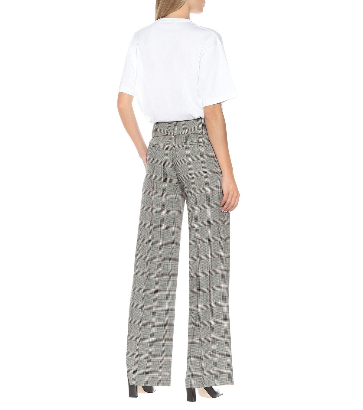 Frame - Metropolitan checked wide-leg pants Frame Denim