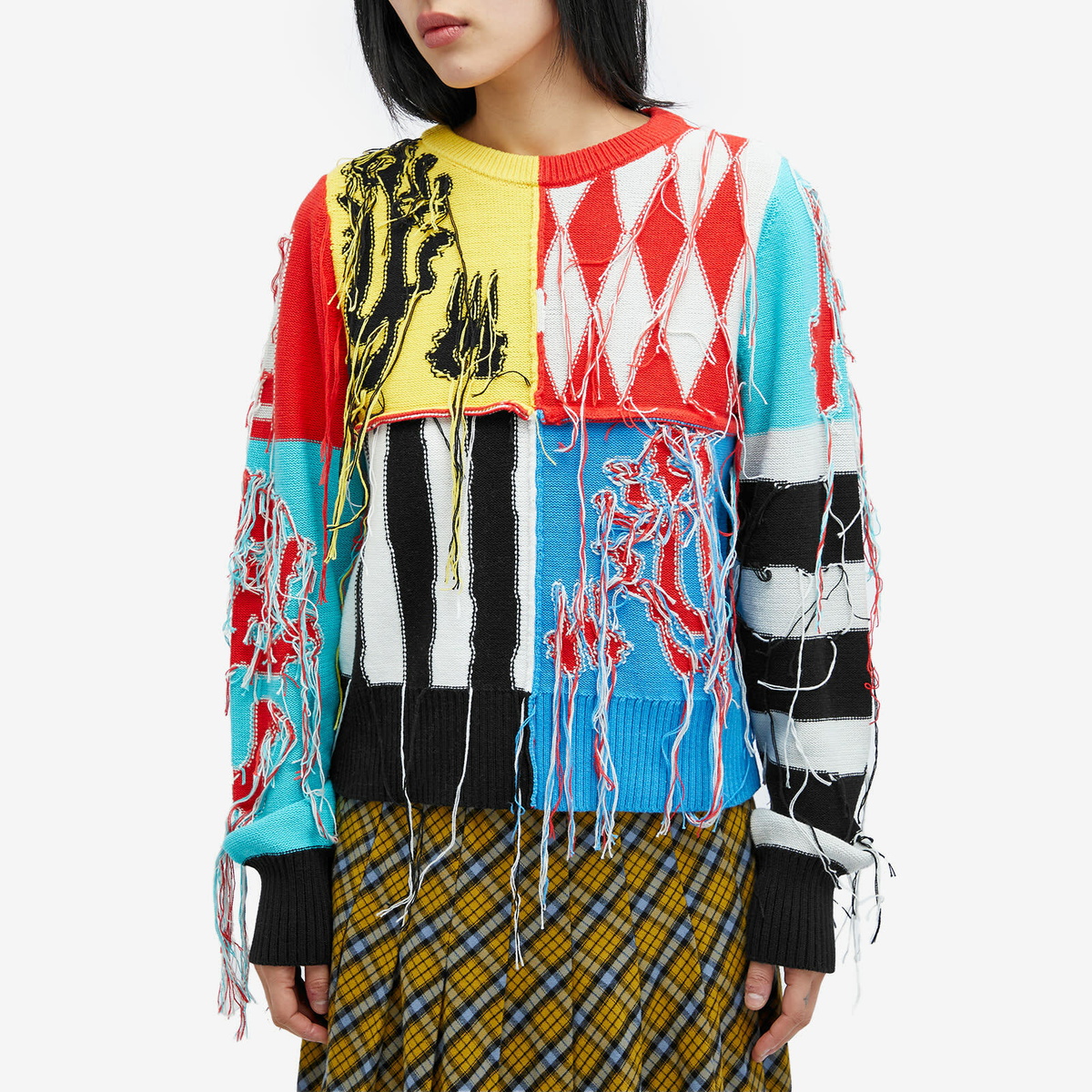 Charles Jeffrey Women's Guddle Sweater in Heraldry Flag Charles Jeffrey ...