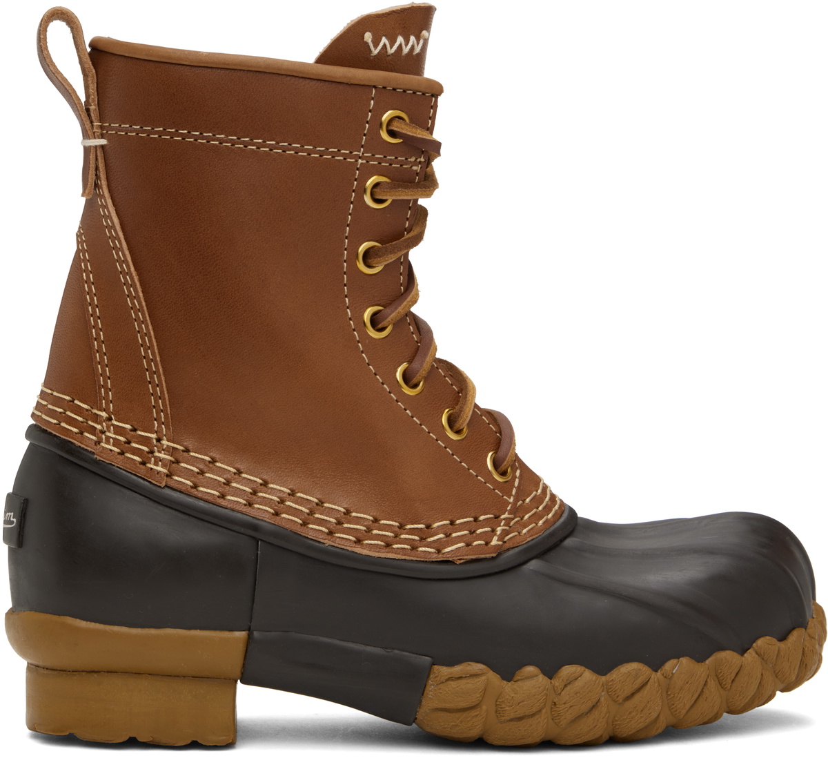visvim Brown Decoy Duck Mid-Folk Boots Visvim
