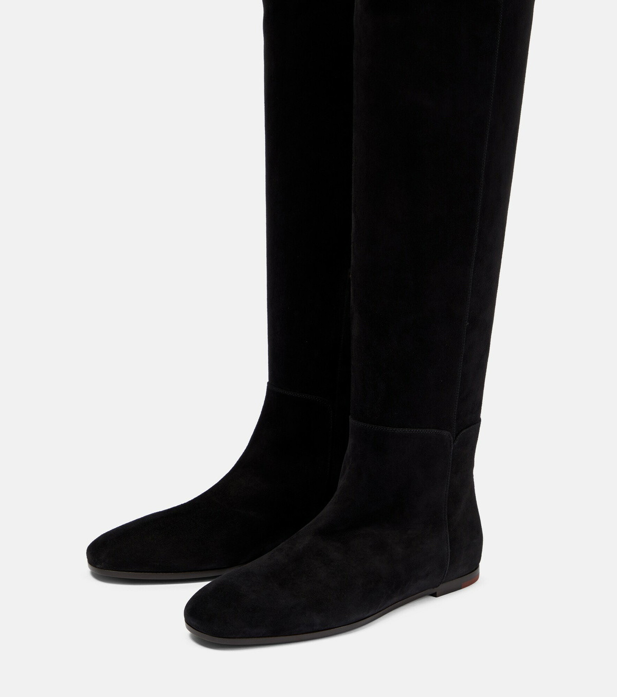 Loro Piana - Ada suede over-the-knee boots Loro Piana