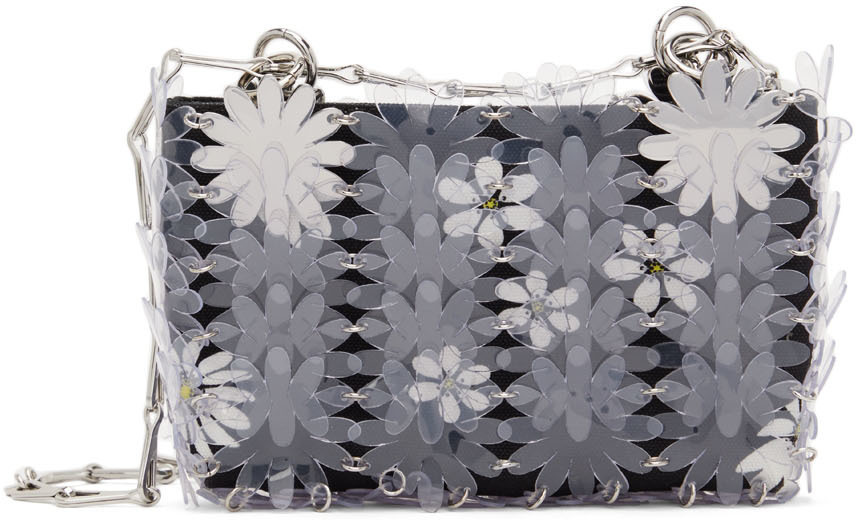 Paco Rabanne SSENSE Exclusive Transparent & Black Nano Plexi Flower Bag ...