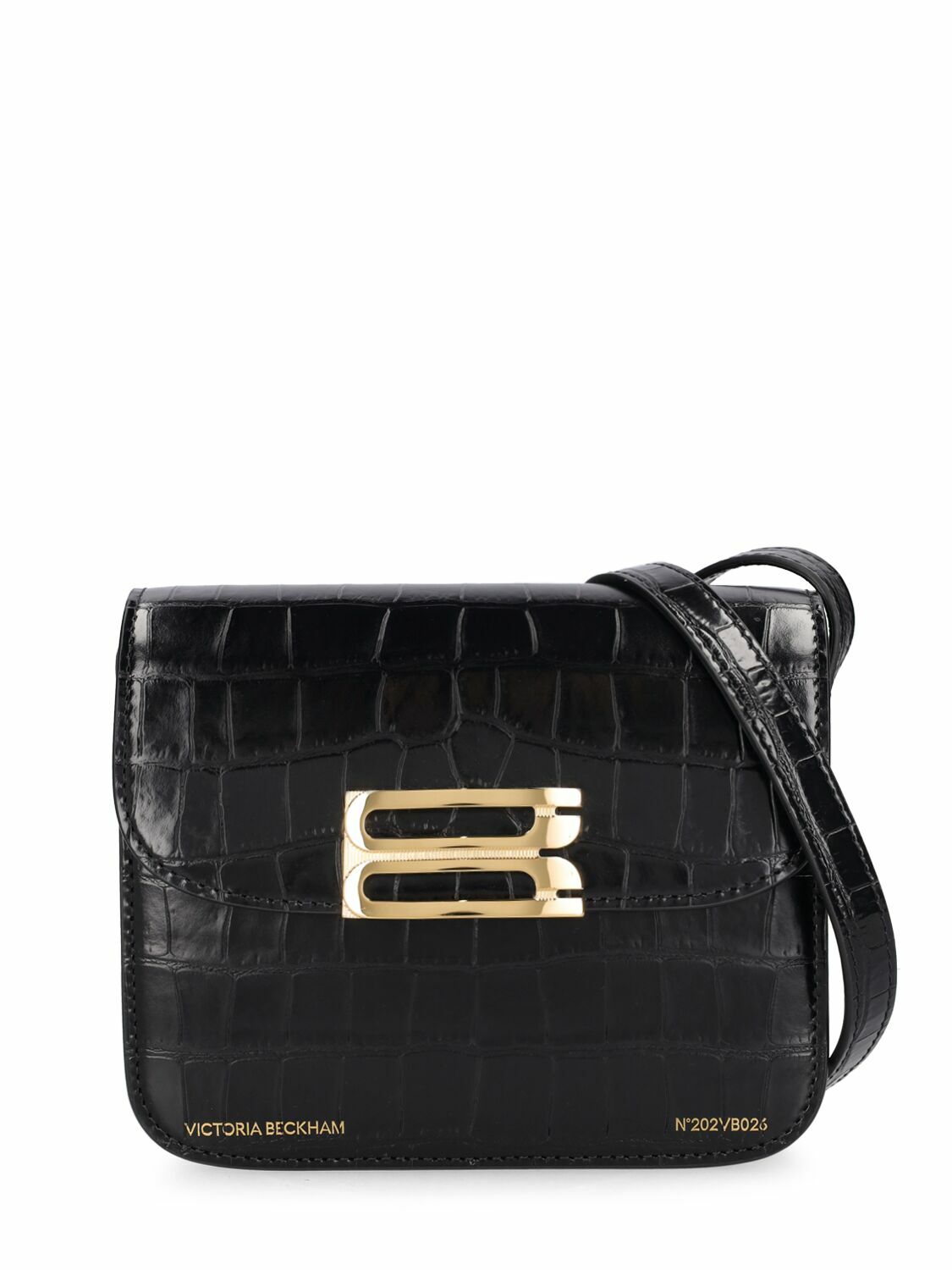 VICTORIA BECKHAM - Mini Frame Embossed Leather Shoulder Bag Victoria ...