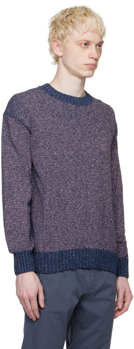 BOSS Navy Relaxed-Fit Sweater BOSS